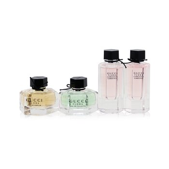 Gucci Flora Miniature Coffret: Flora Eau De Perfume + Flora Eau De ...